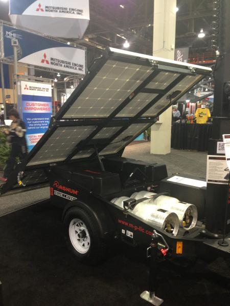 Magnum Power Products Debuts MLT Solar Hybrid Light Tower at The Rental ...