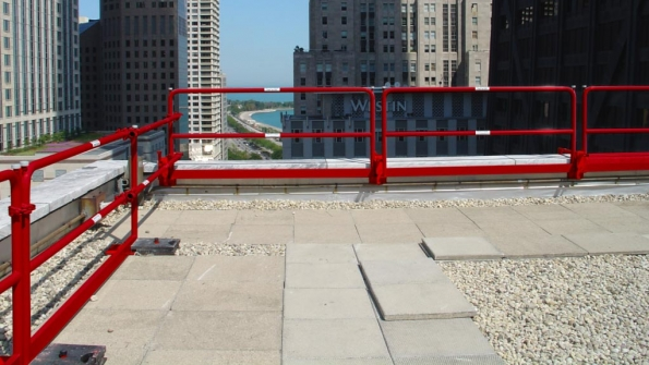 SpiderRail Guardrail System Provides Temporary Fall Protection Solution ...