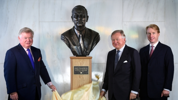Bronze Bust Honors JCB Founder on 100th Anniversary of his Birth ...