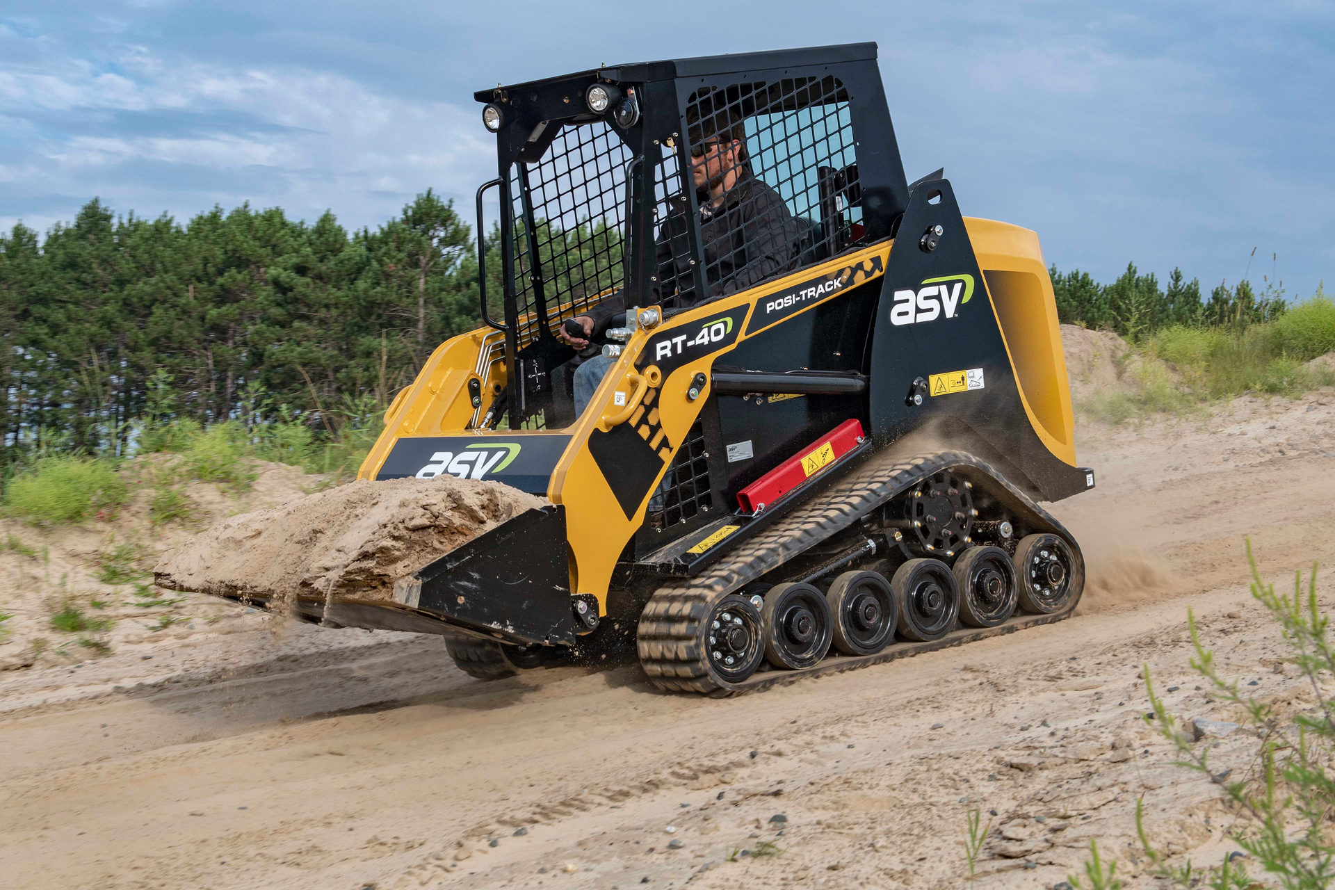ASV RT-40 Posi-Track Radial Compact Track Loader | Rental Equipment ...