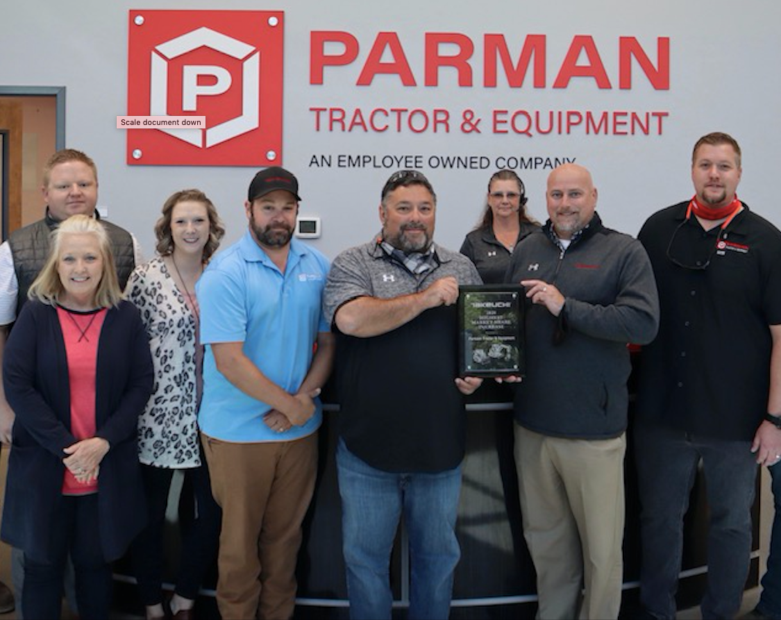Takeuchi Recognizes Parman Tractor for Market Share Growth | Rental ...
