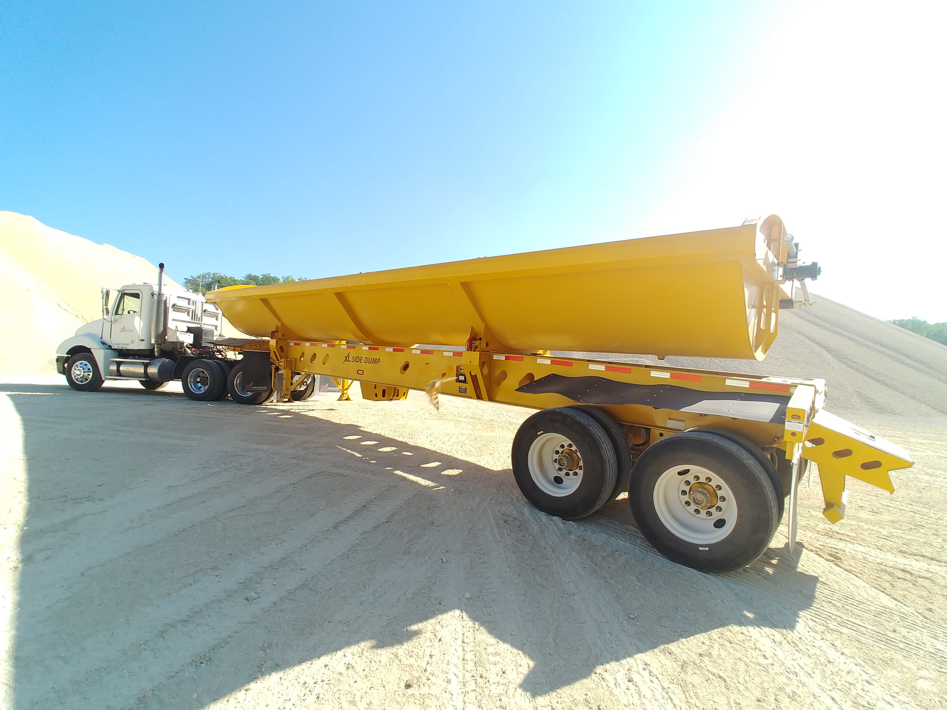 XL Specialized Trailers’ New XL Side Dump Trailer is Designed for ...