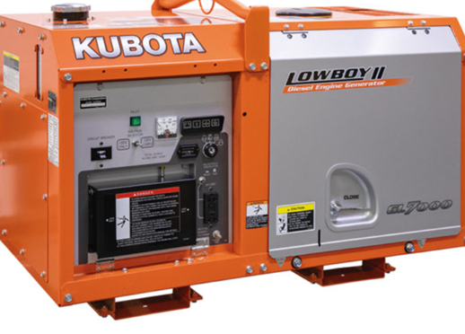 The Kubota GL7000TM – 7000watt Lowboy II Series Industrial Diesel ...