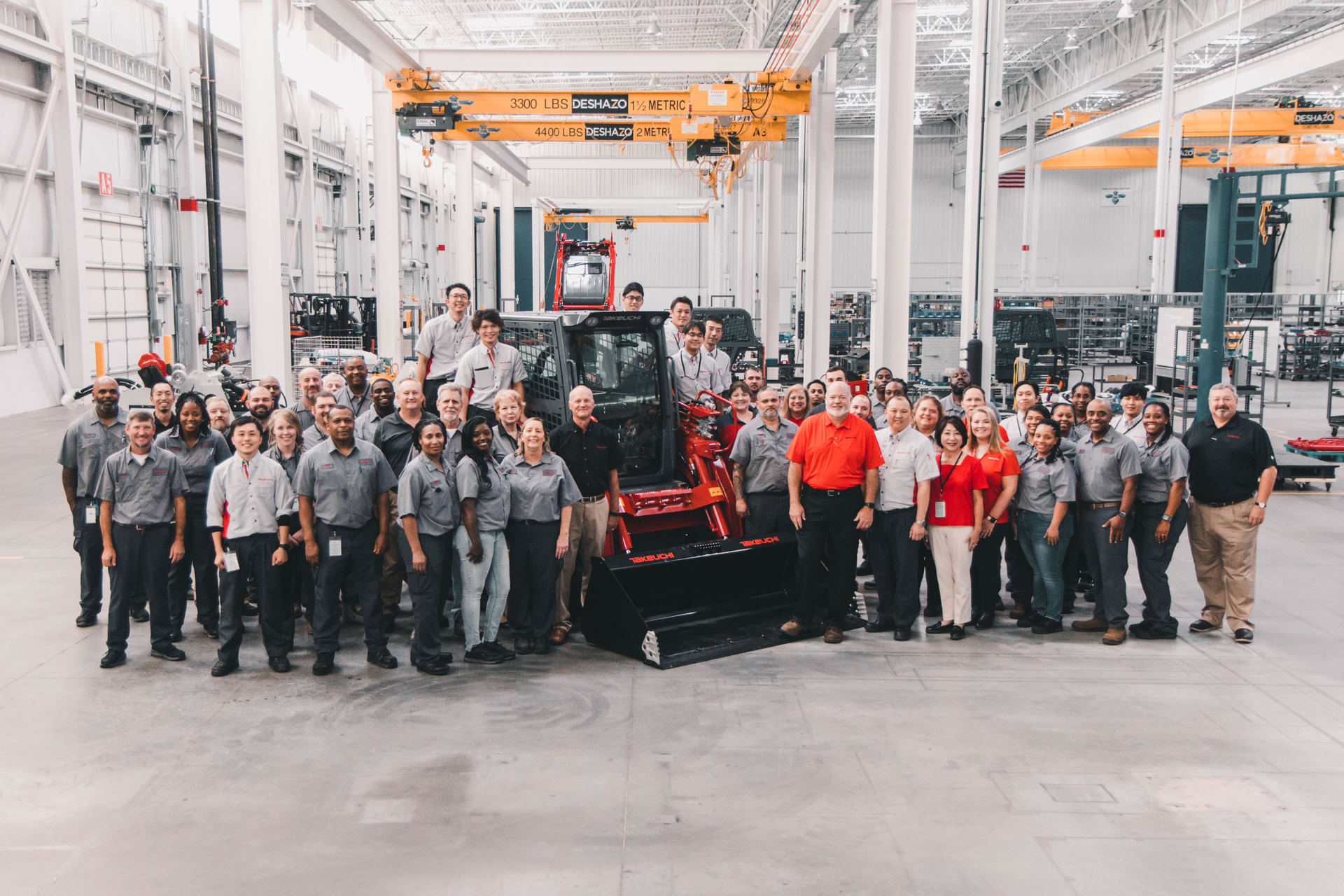 Takeuchi Produces First Track Loaders at New South Carolina Facility ...