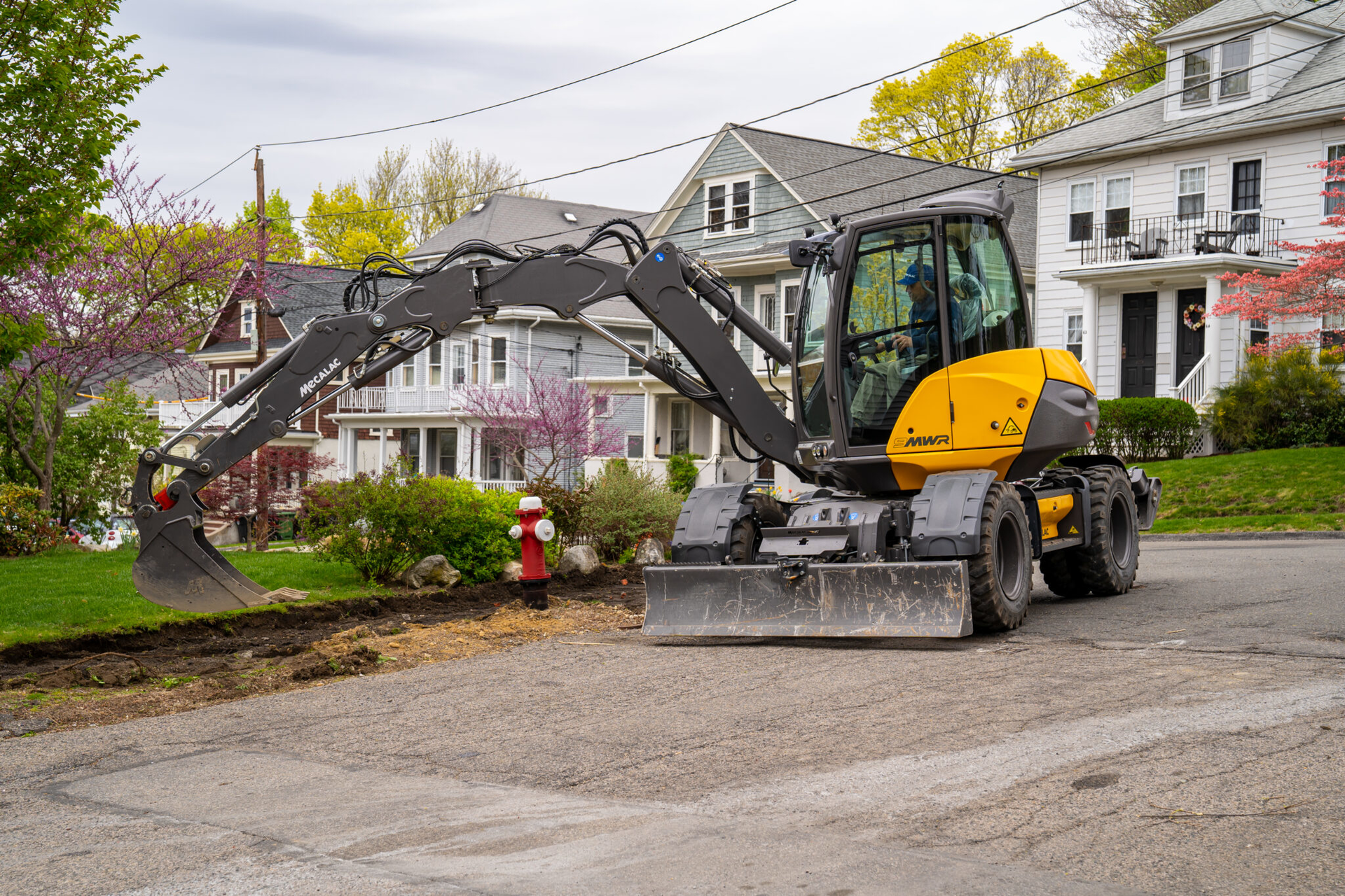Mecalac Offers Compact Wheeled Excavators to North American Market ...