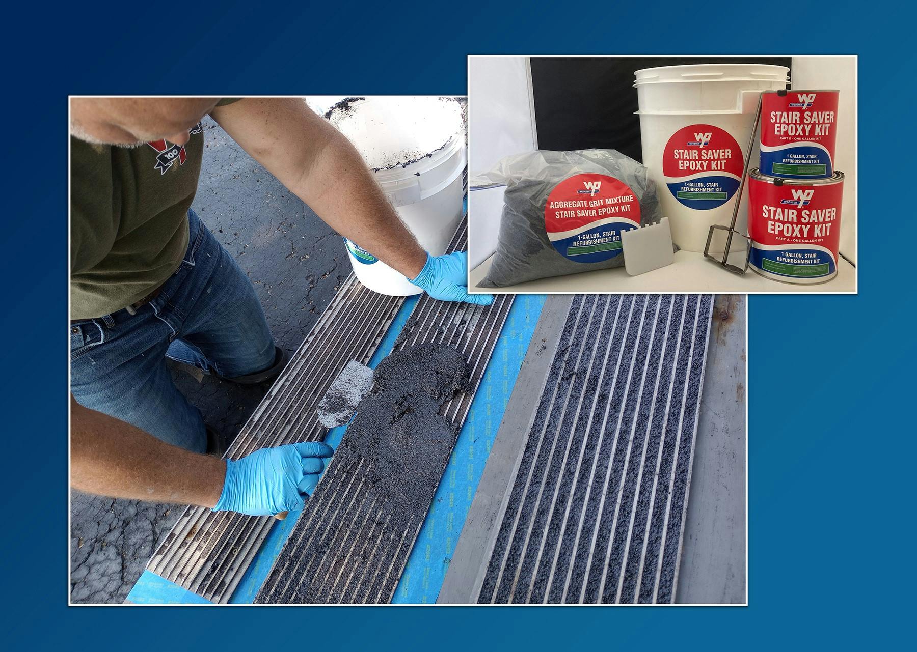 New Stair Saver from Wooster Products Rejuvenates Non-Slip Stair Treads ...