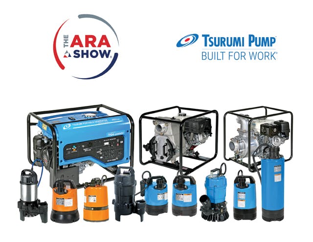 Tsurumi Displays its Range of Electric Submersible Pumps at ARA Show | Rental Equipment Register