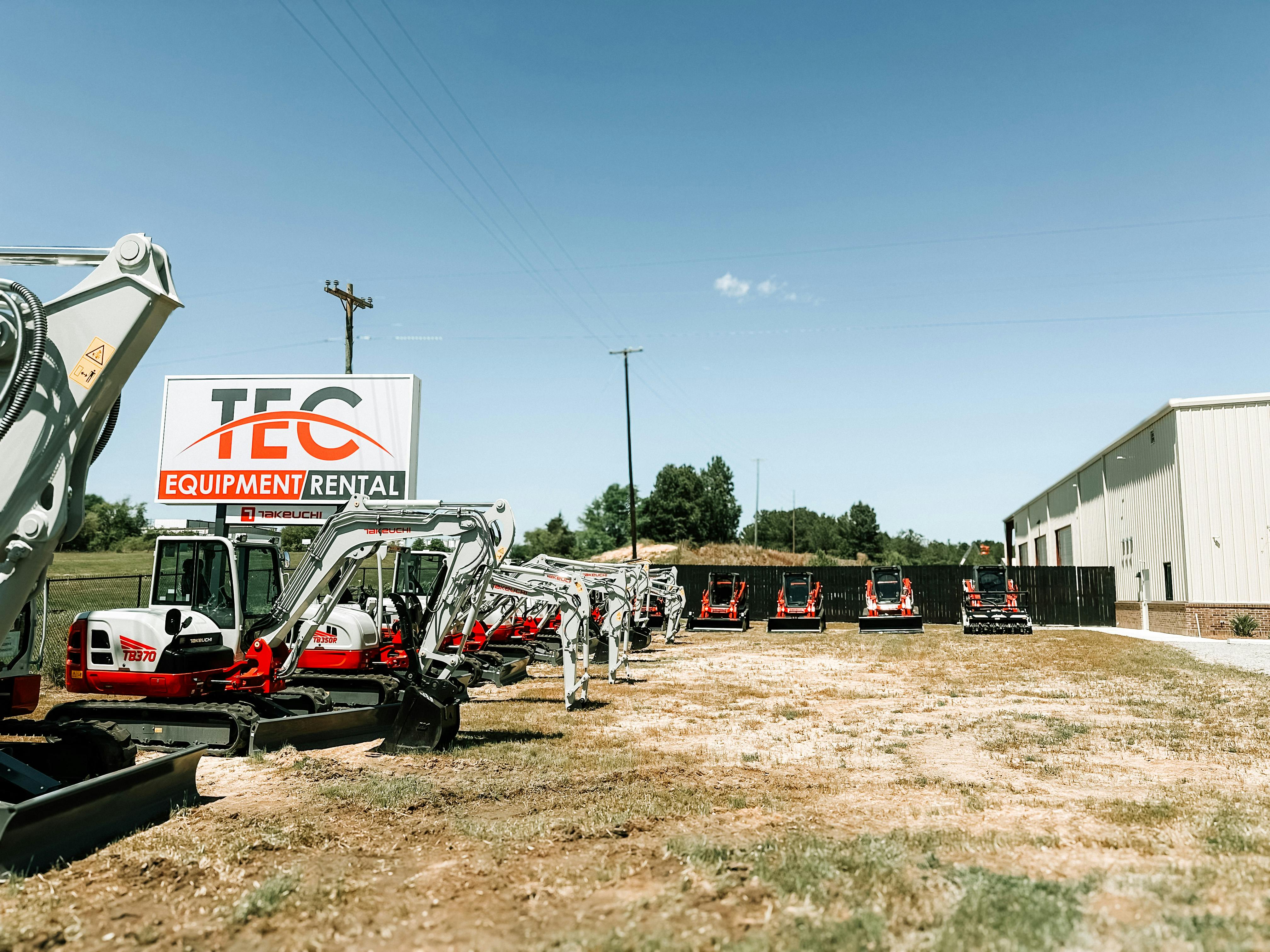 New TEC Equipment Rental Center in Columbia, S.C., Joins Takeuchi’s ...