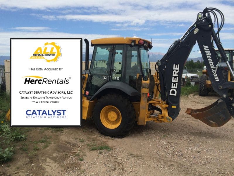Herc Rentals Acquires All Rental Center of Colorado Springs | Rental ...