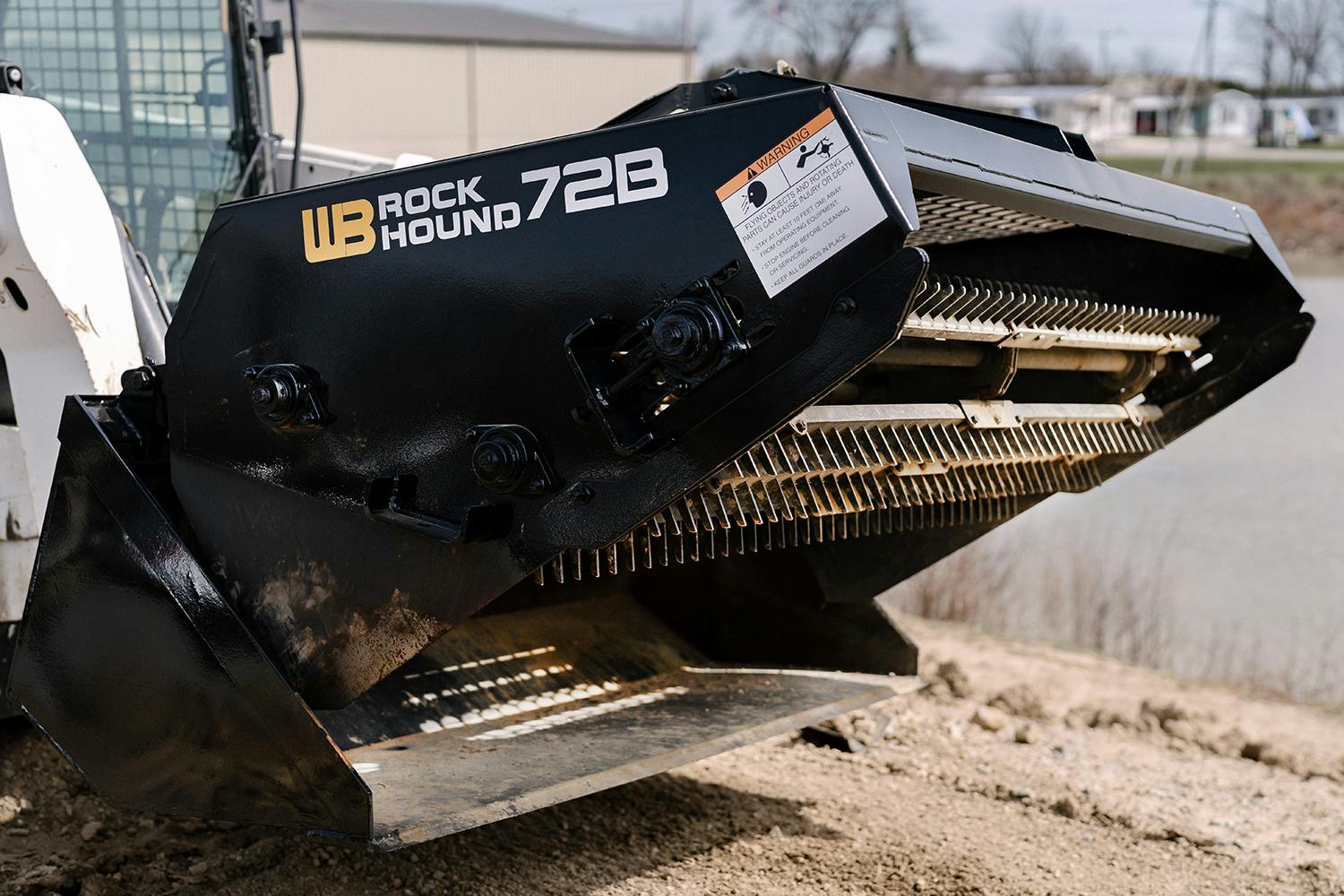 Werk-Brau RockHound Landscape Rake Removes Rocks up to Eight Inches ...