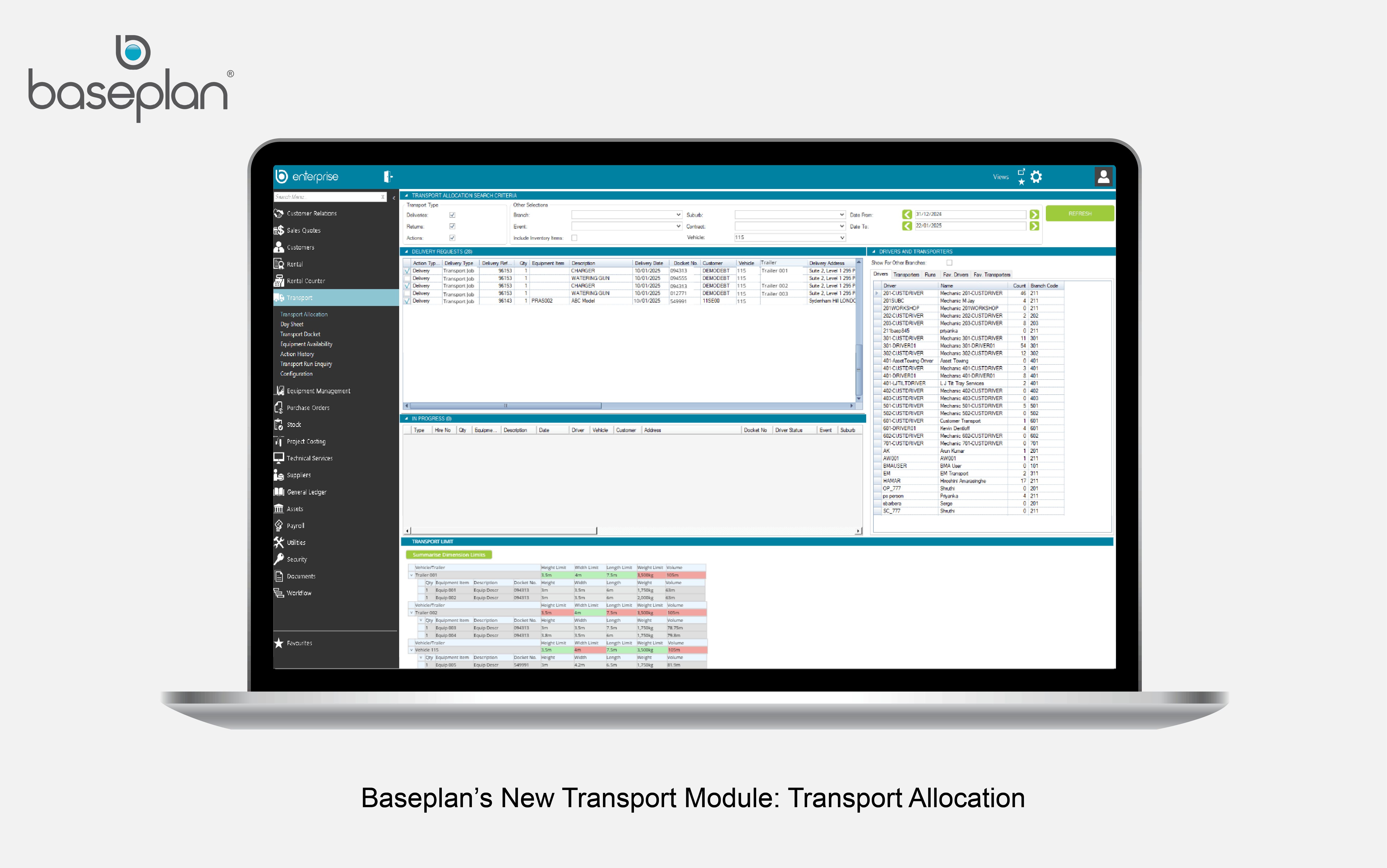 Baseplan’s Transport Management Enhancements Reduce Manual Workloads ...